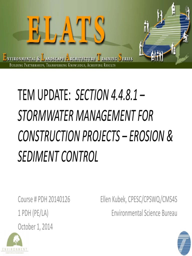 Guidance on Developing Effective Erosion and Sediment Control Plans for ...
