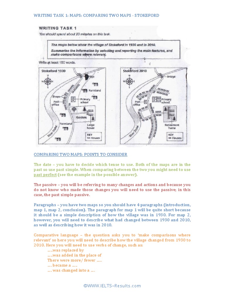 Task 1 - Maps - Stokeford | Perfect (Grammar) | Rules