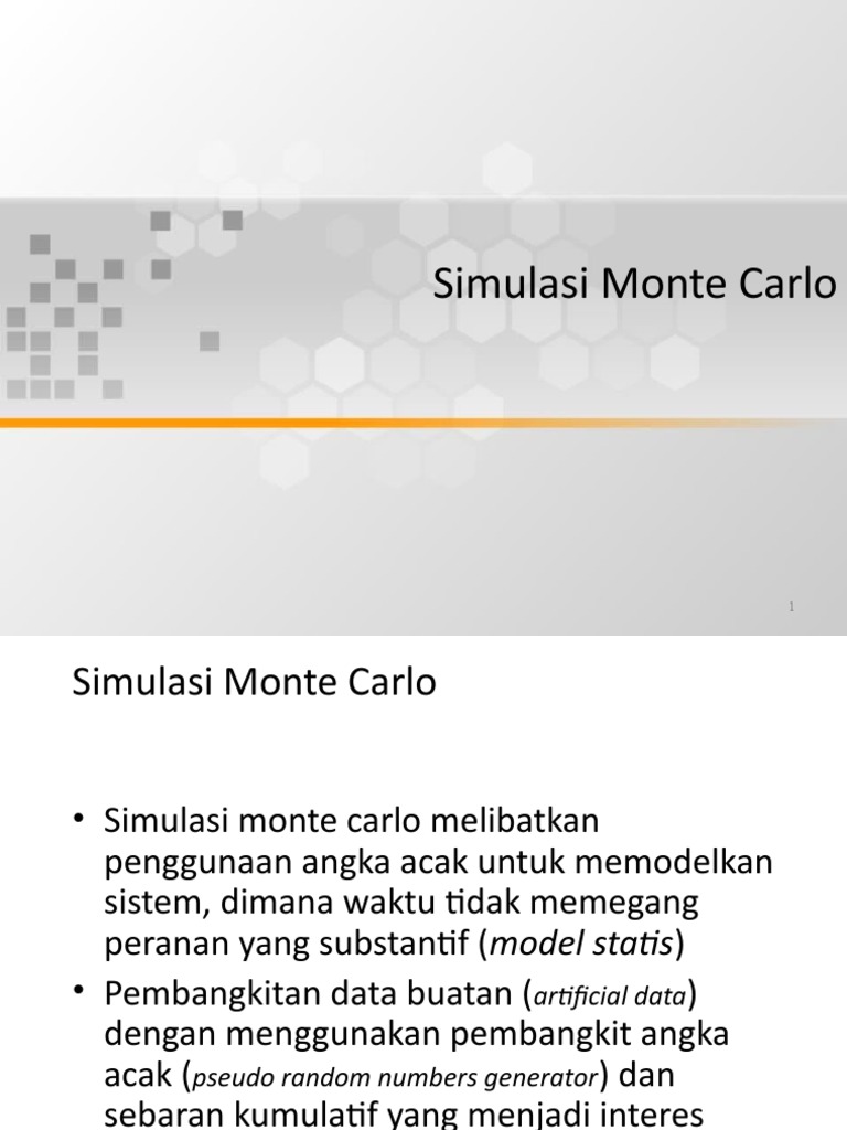 Simulasi Monte Carlo: Investasi & Keuntungan | PDF | Metode & Bahan Ajar