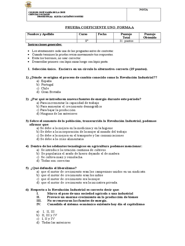 288540102-Prueba-Revolucion-Industrial-A.docx | Revolución Industrial ...