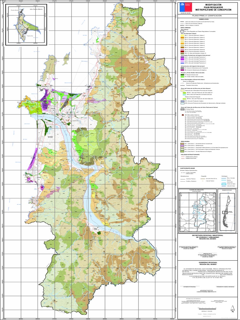 PLANO PRMC 01 Zonificacion 100mil VF07 14oct2016 | PDF