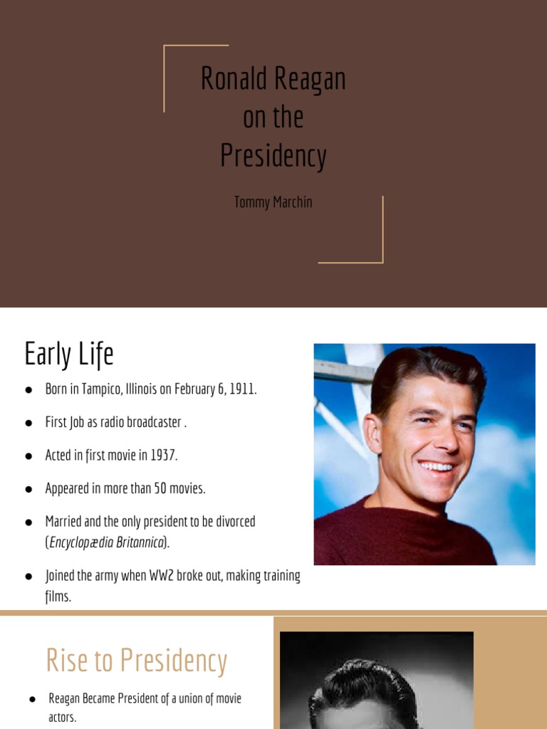 Ronald Reagan On The Presidency | PDF | Ronald Reagan | Jimmy Carter