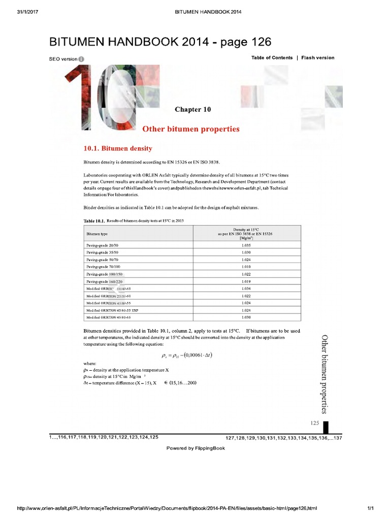 Bitumen Handbook 2014 | PDF