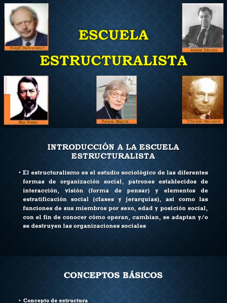 Escuela Estructuralista | PDF | Burocracia | Sociedad
