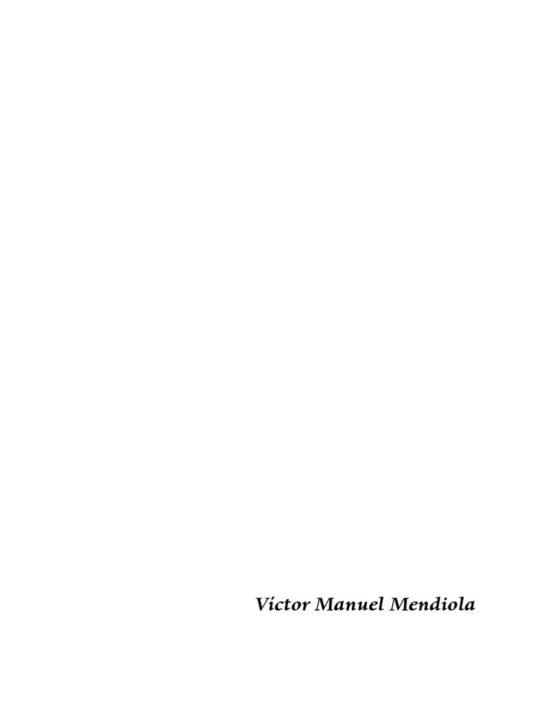 223 Victor Manuel Mendiola Selected Poems | PDF | Art | Poetry