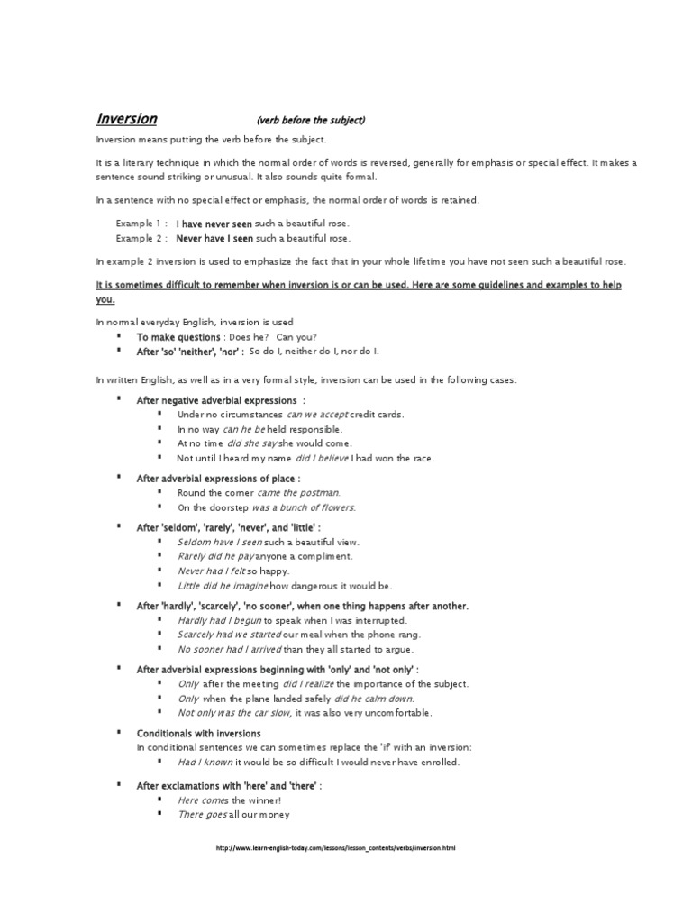 Inversion Theory - Advanced 2017 - Cae | PDF | English Language ...