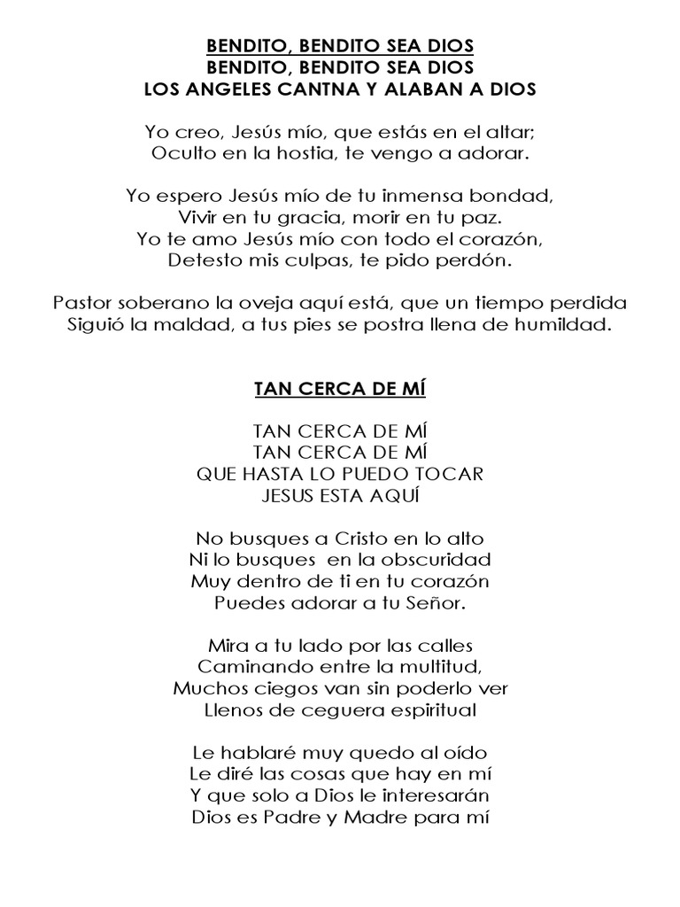 Bendito | PDF