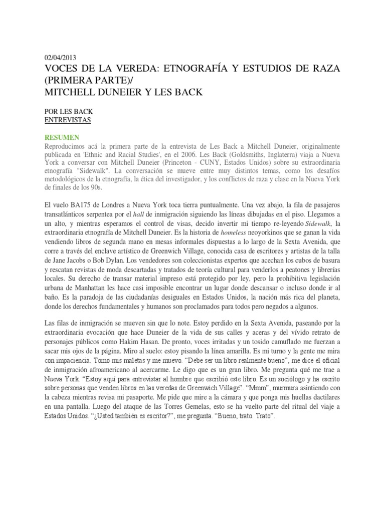 Back - Voces en La Vereda | PDF | Etnografía | Pobreza