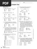 Test, Form 1A: NAME - DATE - PERIOD | PDF | Teaching Mathematics | Science