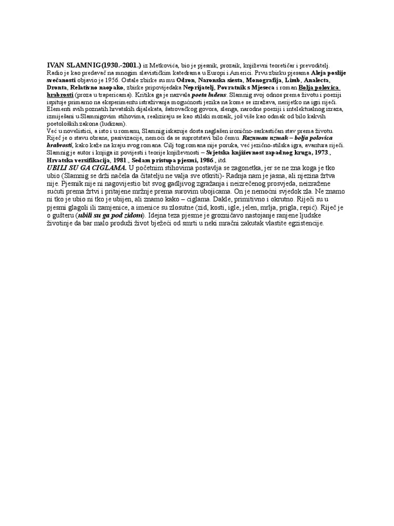 SLAMNIG | PDF