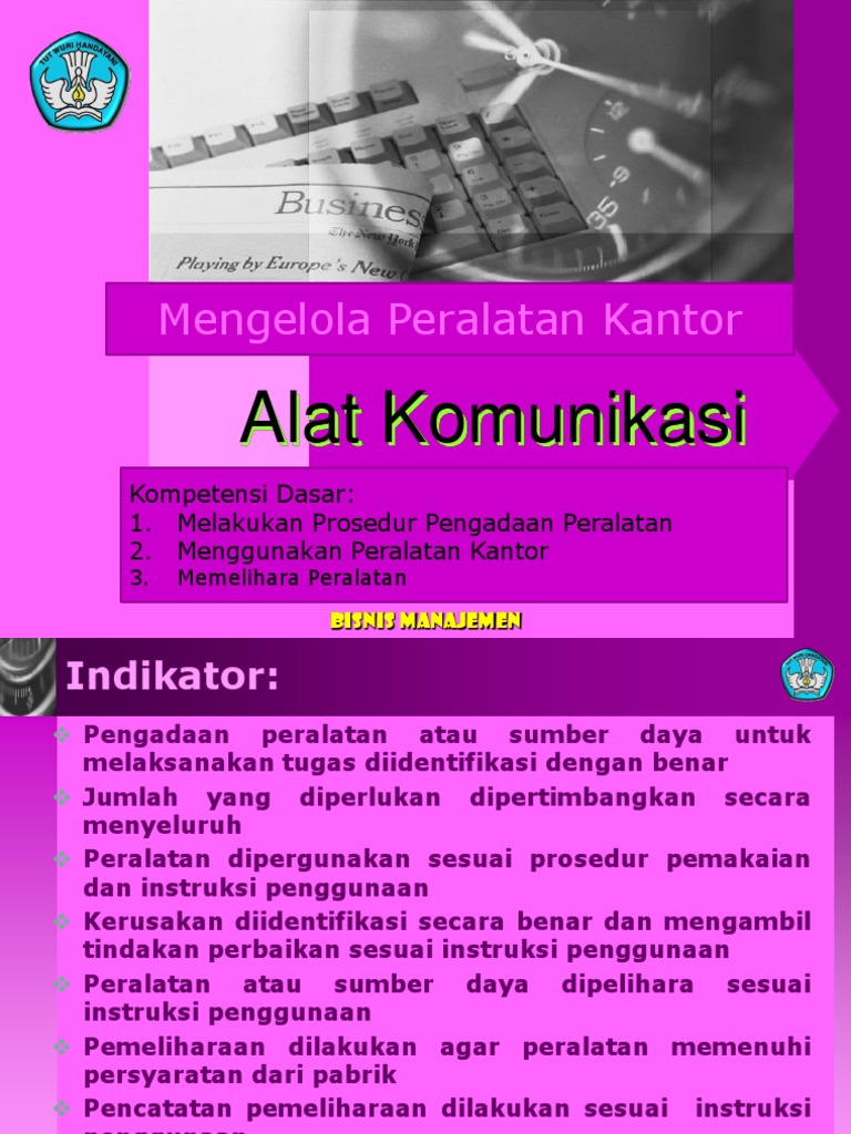 Mengenal Peralatan Komunikasi | PDF