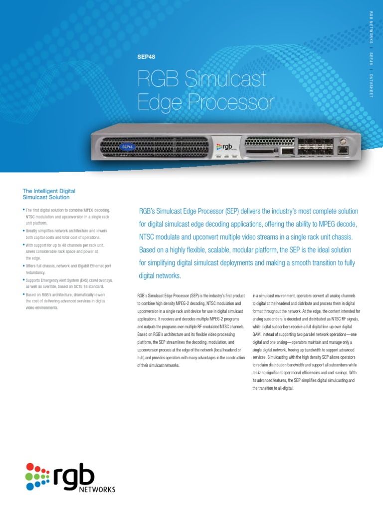 SEP48 Motorola PDF | PDF | Digital Television | Modulation