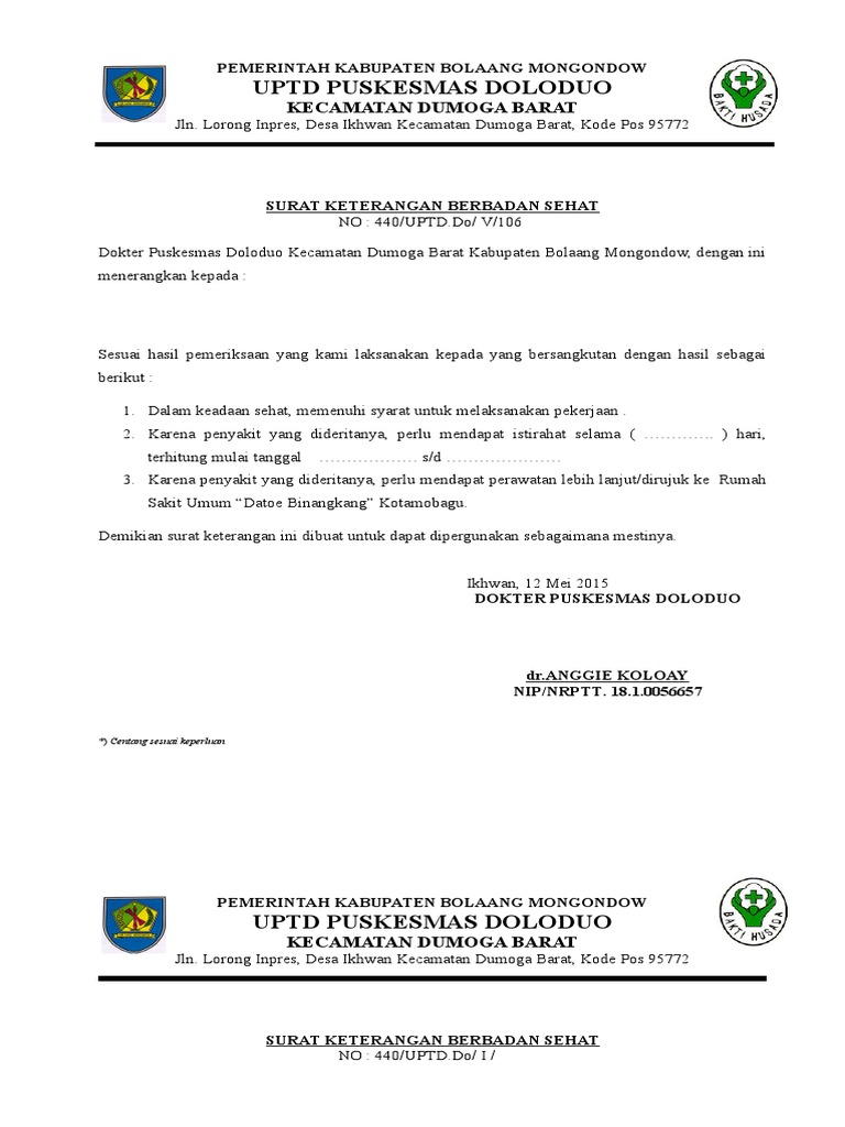 SKBS - Dokter PTT | PDF