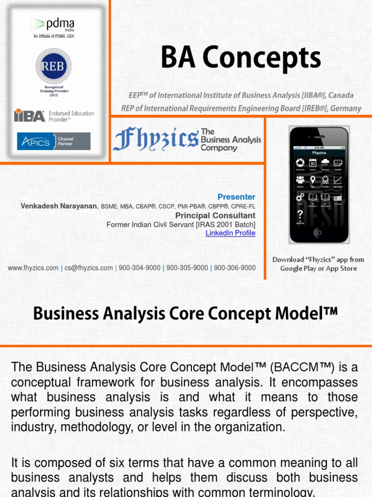 Business Analysis Core Concepts | PDF | Business Analysis | Business