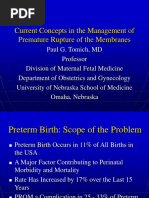 Acog Practice Bulletin Summary: Prelabor Rupture of Membranes | PDF ...