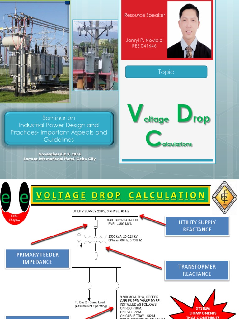 Voltage Drop Calculations-Seminar Iiee Nov. 2014 | PDF | Transformer ...