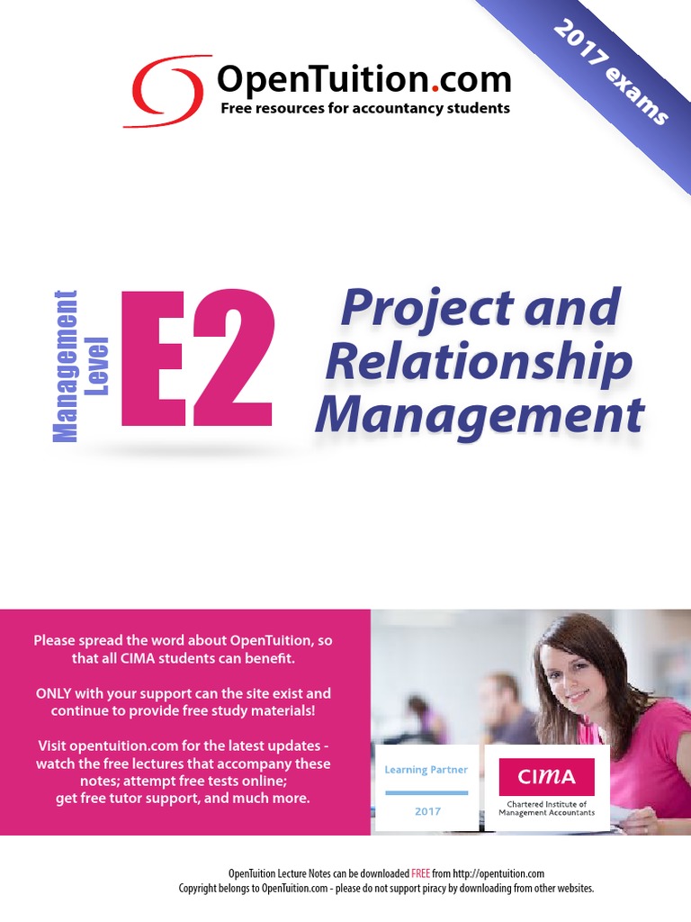 Cima E2 Notes | PDF | Strategic Management | Competence (Human Resources)
