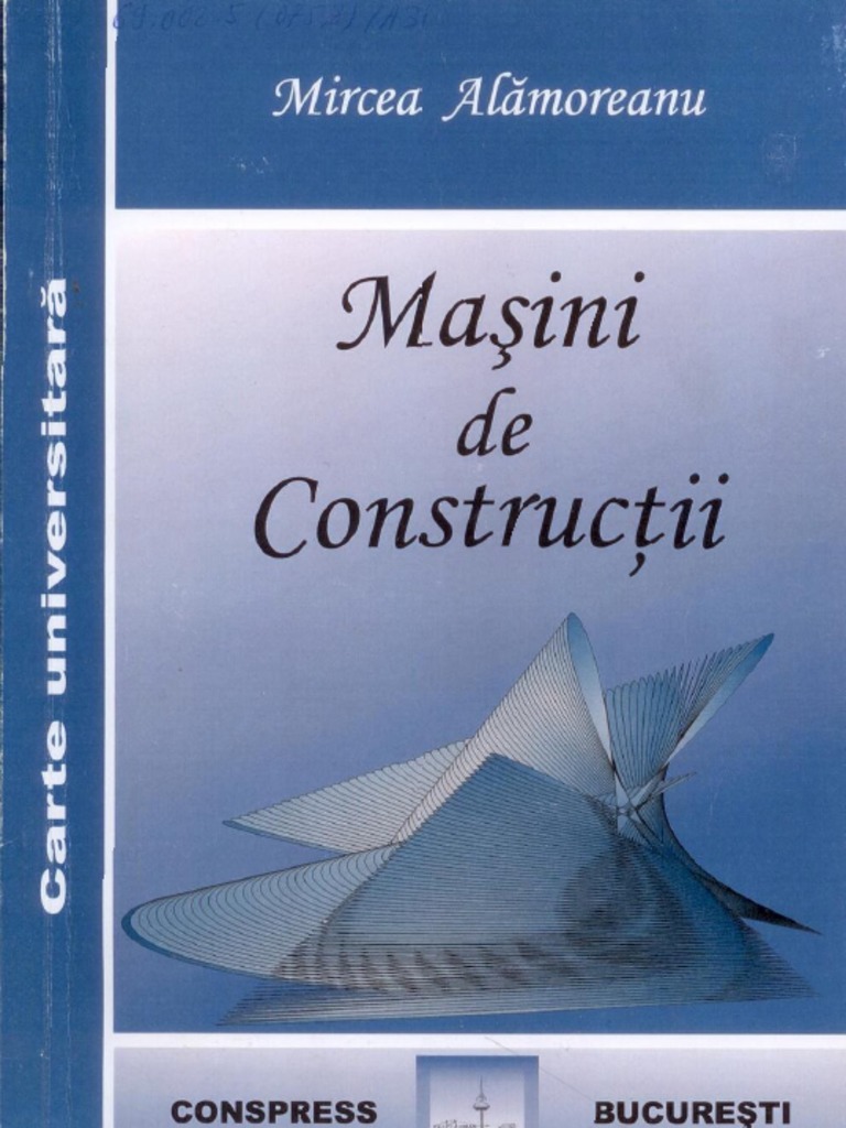 Mircea Alamoreanu Masini de Constructii | PDF