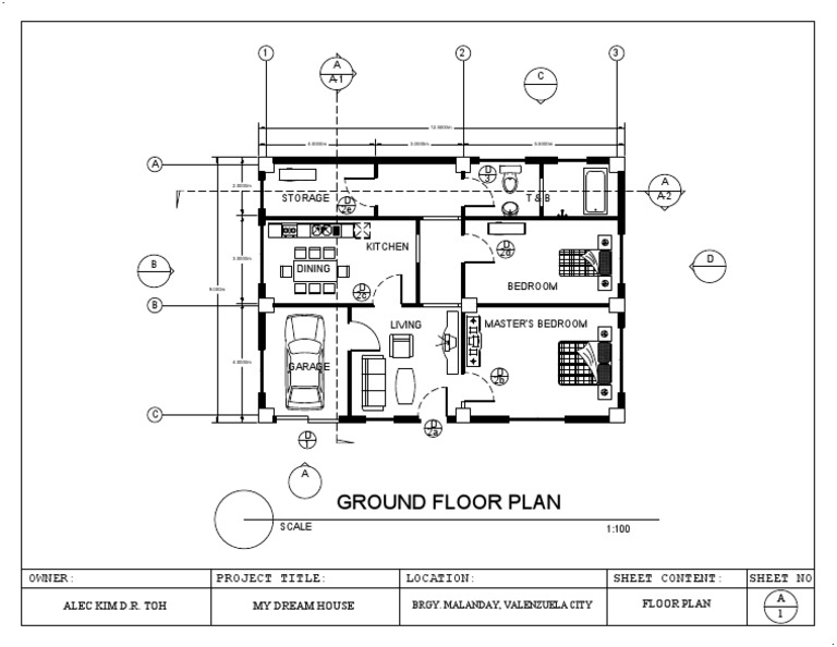Ground Floor Plan: Owner: Project Title: Location: Sheet Content: Sheet ...