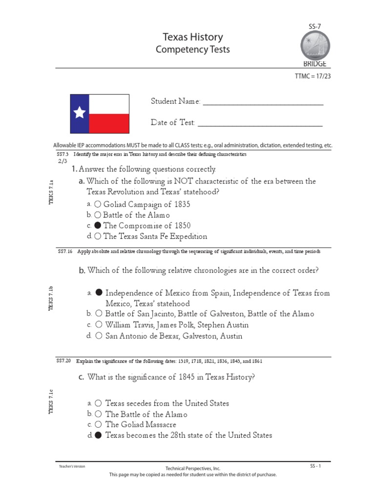 Texas History Final | PDF | Texas Revolution | Texas
