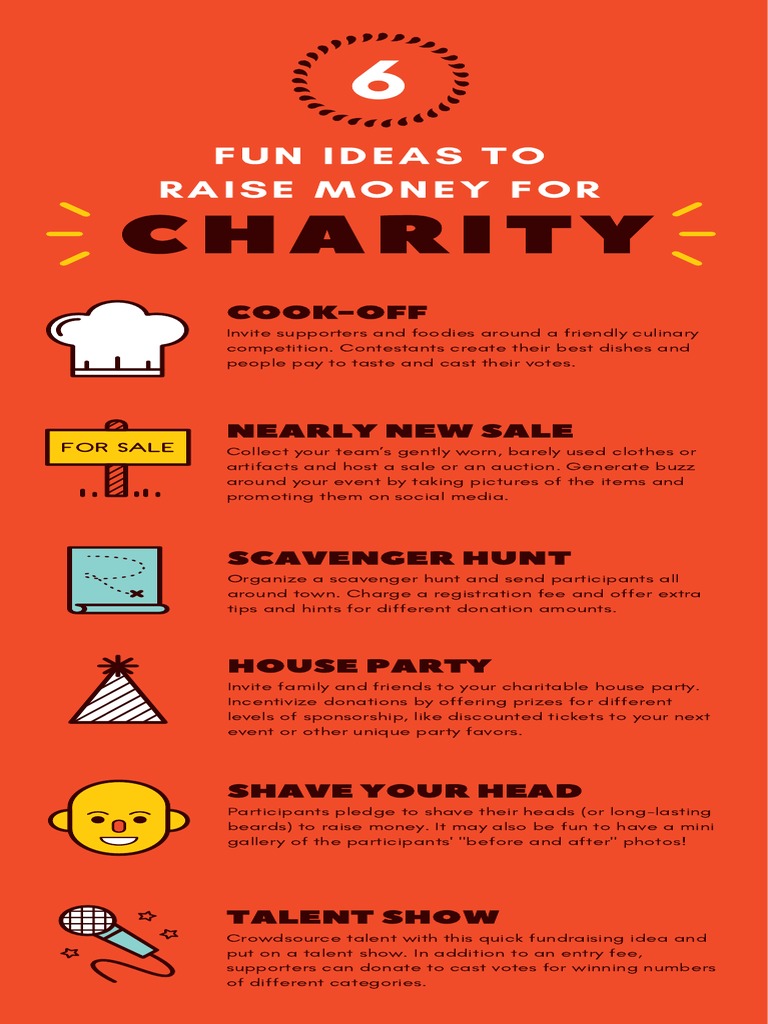 Fun Ideas To Raise Money For: Charity | PDF