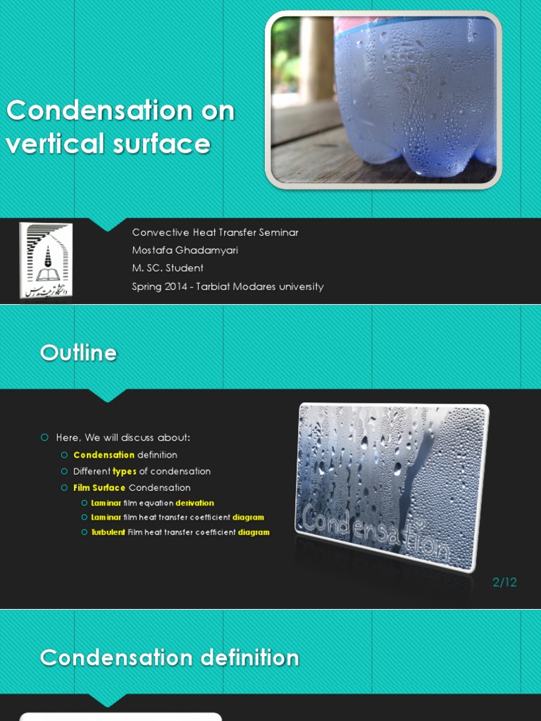 Understanding Film Surface Condensation | PDF | Phase (Matter) | Heat ...