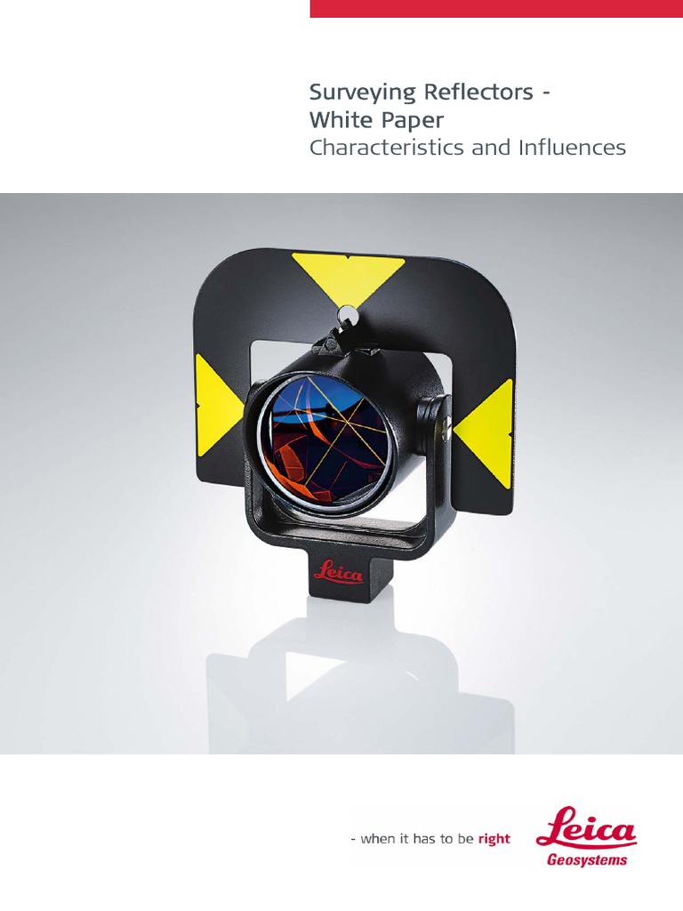 Leica Surveying Reflectors WP PDF | PDF | Surveying | Prism
