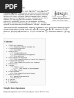 Time Signatures - Time Signature Chart | PDF | Musical Notation ...