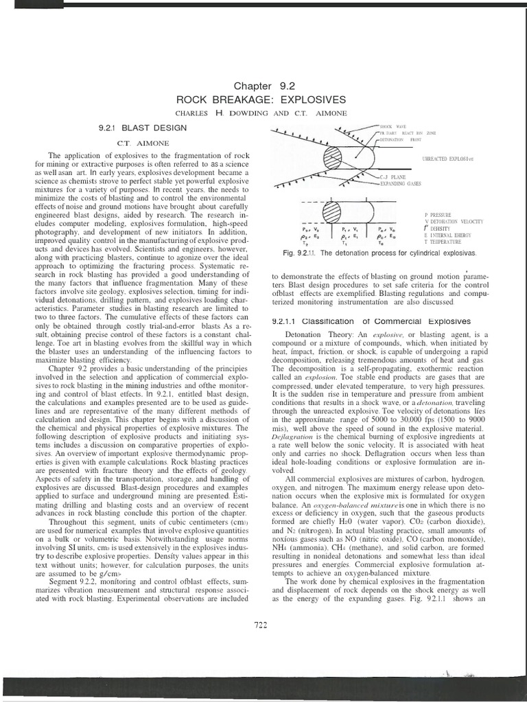Rock Breakage Explosives | PDF | Explosive Material | Explosion