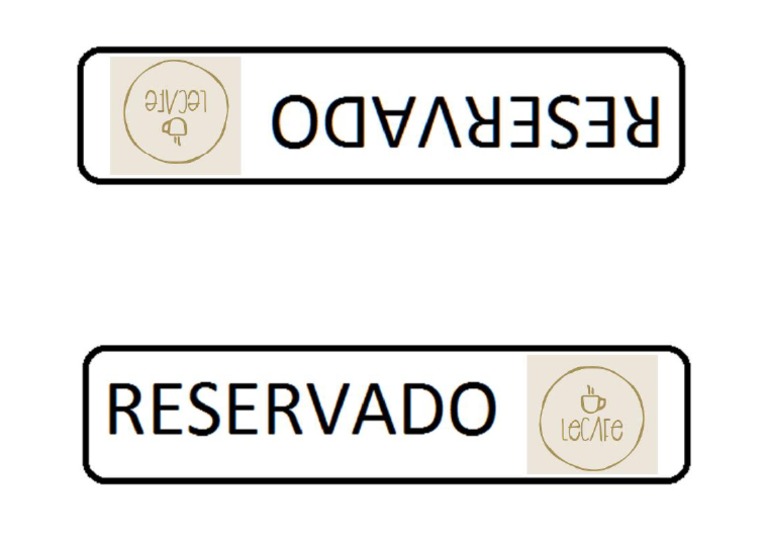 Letrero (Reservado) | PDF
