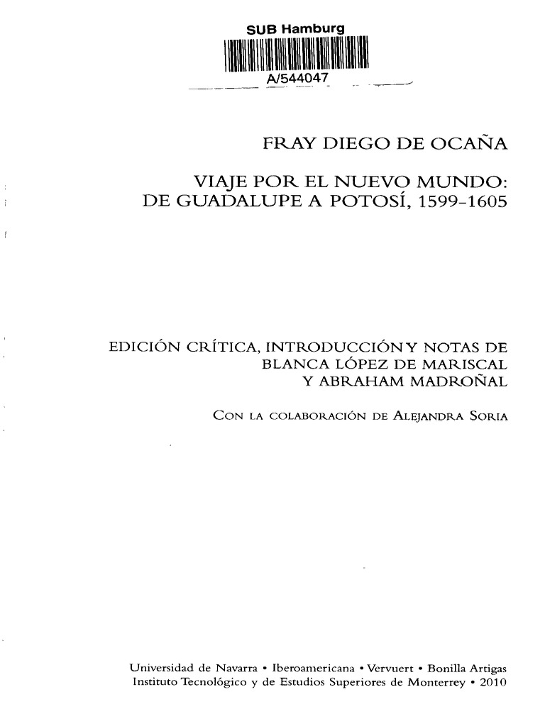 Fray Ocaña PDF | PDF | católico romano | Personas