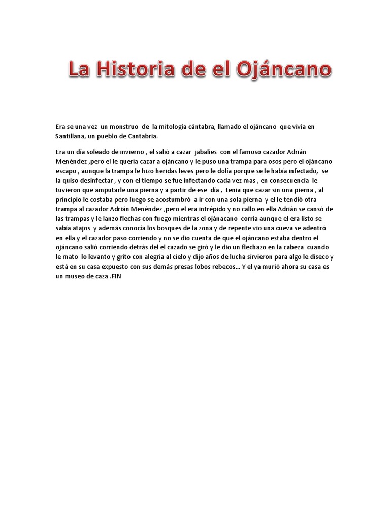 Historia Inventada de El Ojancano | PDF