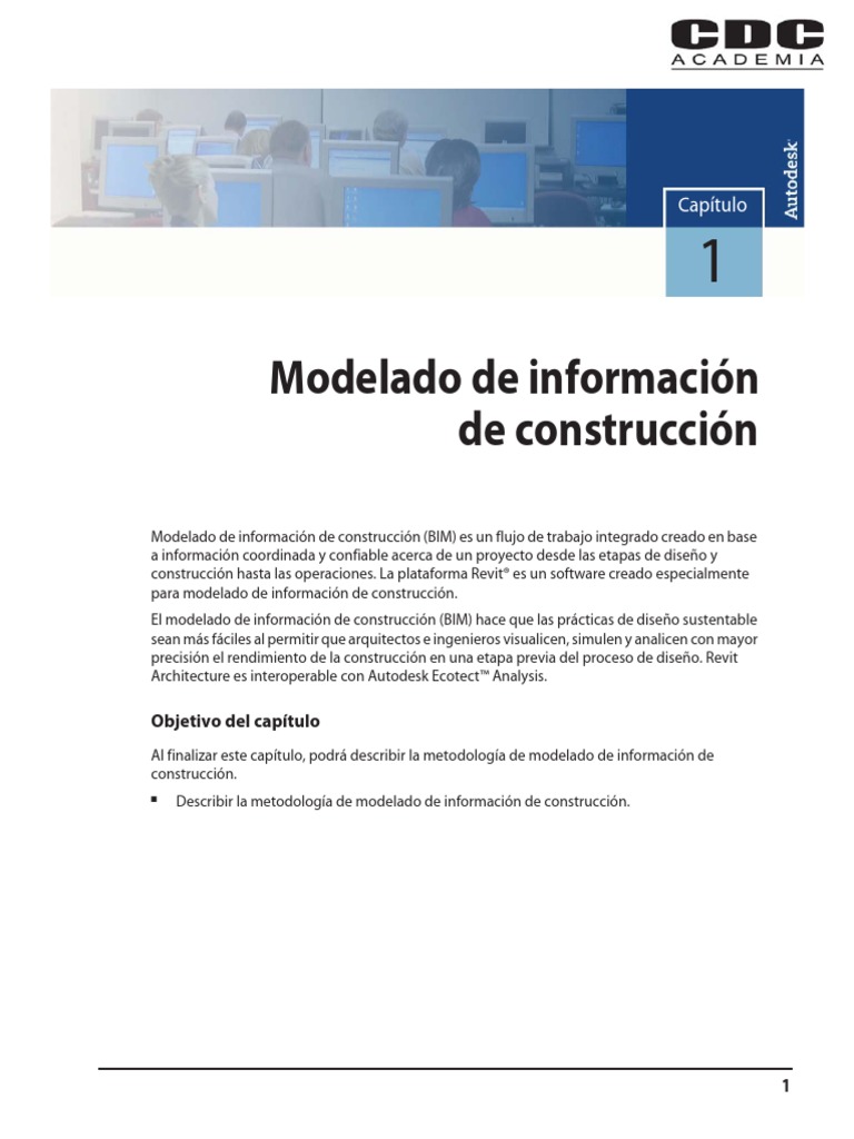 C01 - BIM Modelado de Información para La Construcción | PDF | Autodesk Revit | Modelado de ...