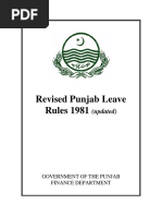 Revised Leave Rules 1981 | PDF | Parental Leave | Retirement
