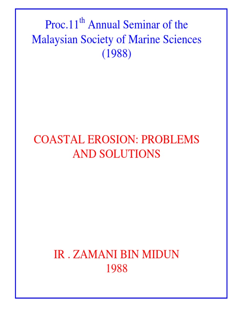 Coastal Erosion Problems and Solutions | PDF | Beach | Coast