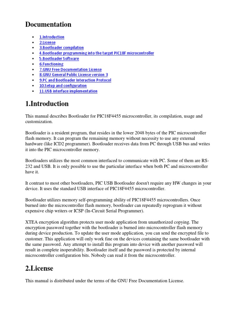 Usb Bootloader Pdf Pic Microcontroller Booting