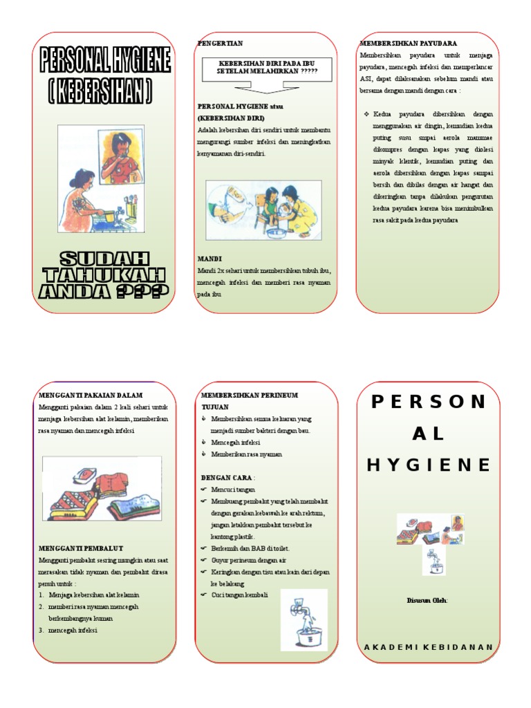Leaflet Personal Hygiene | PDF