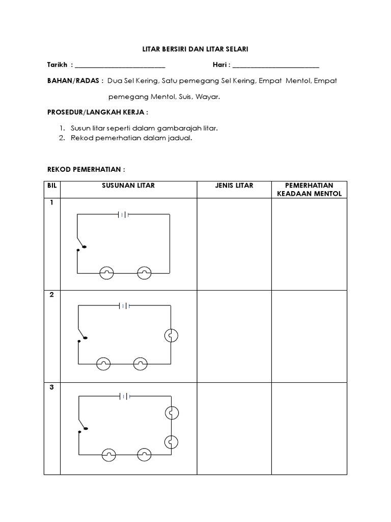 Litar Bersiri Dan Litar Selari | PDF