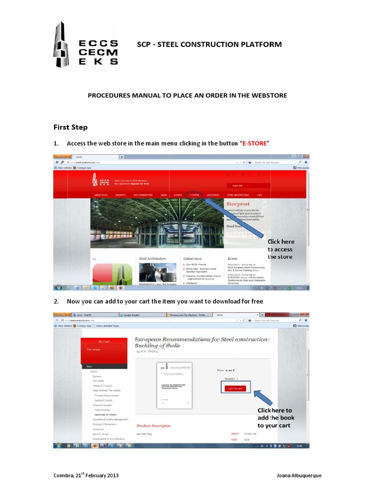 SCP Ste Eel Const Truction N Platfor RM: PRO Cedures M Manual To O ...