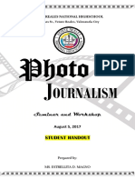 Photojournalism: Captions and Cutlines | PDF | News | Verb