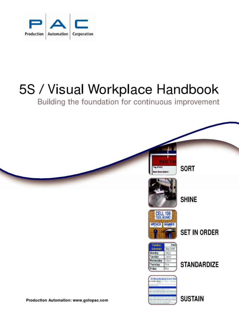 5S-Handbook.pdf | Lean Manufacturing | Housekeeping