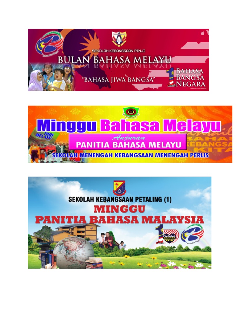 Banner Bulan Bahasa | PDF