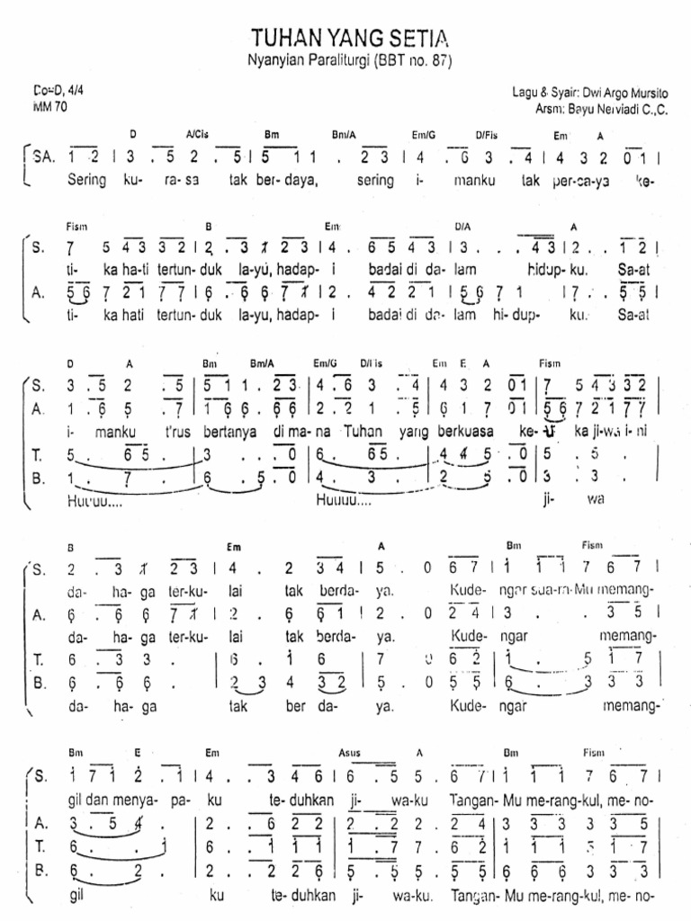 Tuhan Yang Setia | PDF