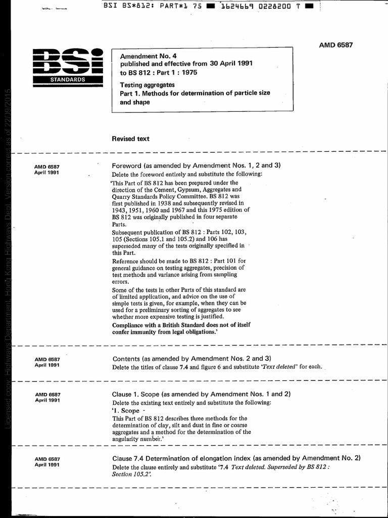 BS 812-1-1975 | PDF
