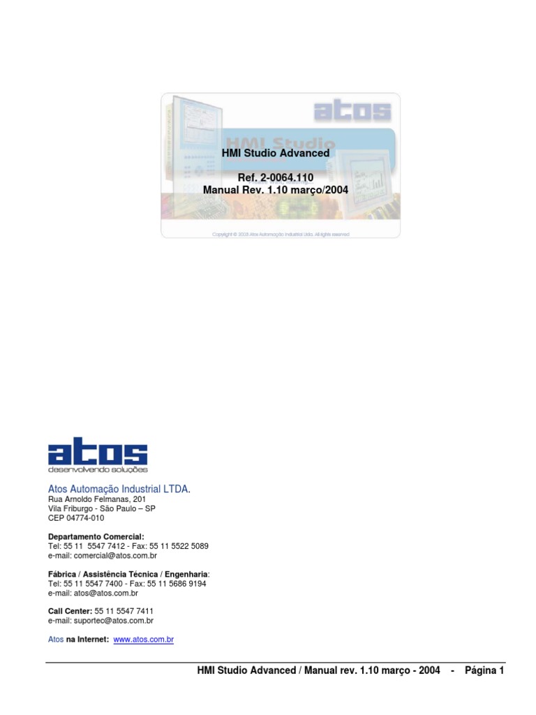 HMI Studio Manual | PDF | Janela (informática) | Informática