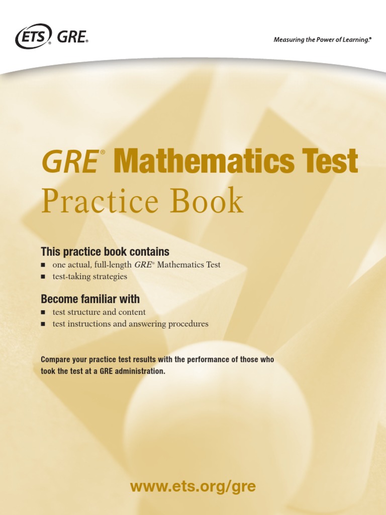Practice Book Math PDF | PDF | Graduate Record Examinations | Discrete ...