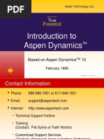 EHY101 Aspen Hysys Process Modeling | PDF