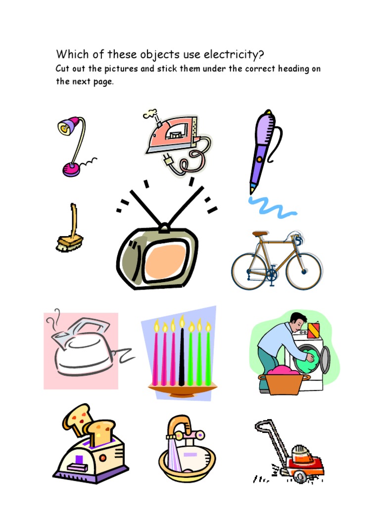 Identifying Electric Objects Activity | PDF | Science & Mathematics