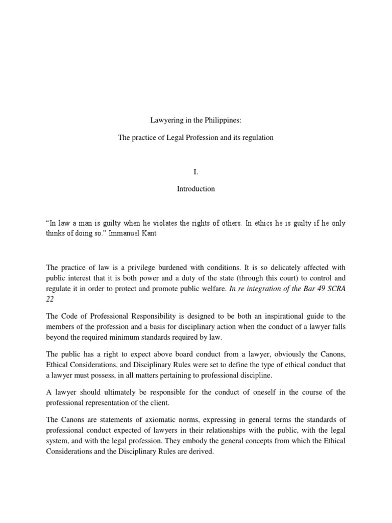 Types of Lawyers and Ethics in the Philippines | PDF | Lawyer ...