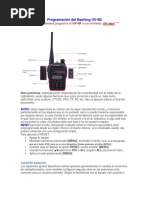 Configurar Walkie Baofeng | PDF